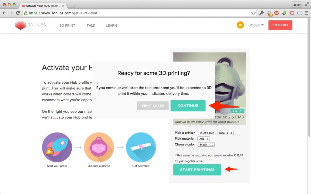 Guide: How to join 3D Hubs - Original Prusa 3D Printers