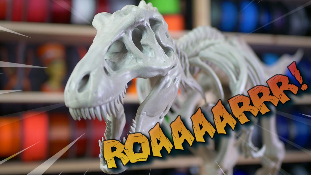 Cool 3D prints from our office: T-Rex, Boxer Engine & 3D Clock ...