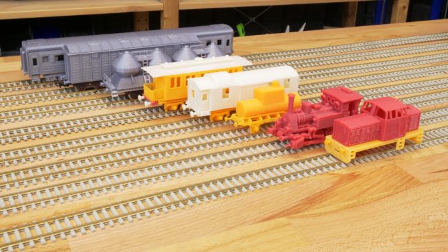 3D printed railway models, part II: Trains and buildings - Original ...