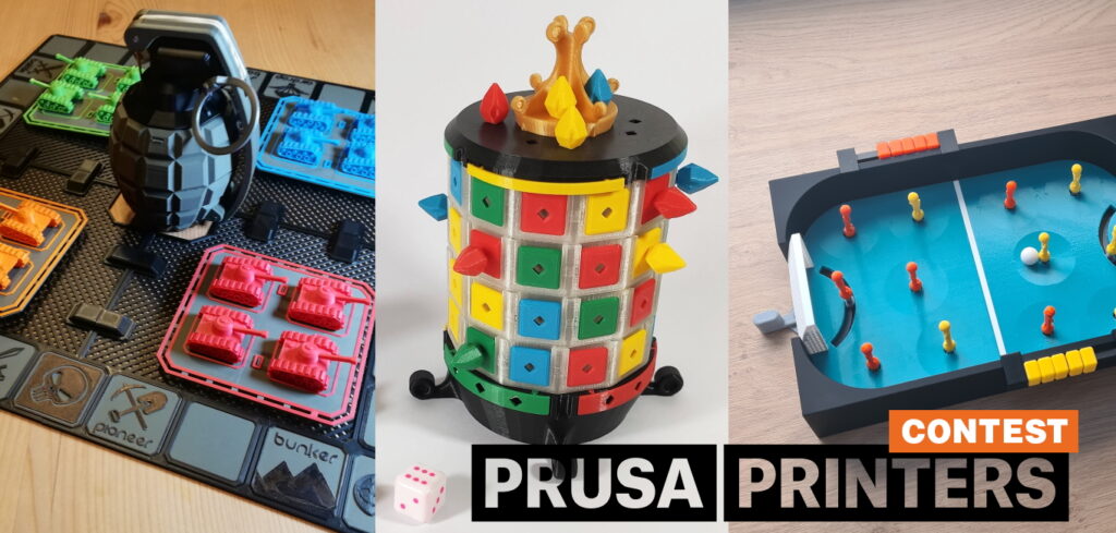Tabletop Games and Puzzles Contest Winners - Original Prusa 3D Printers