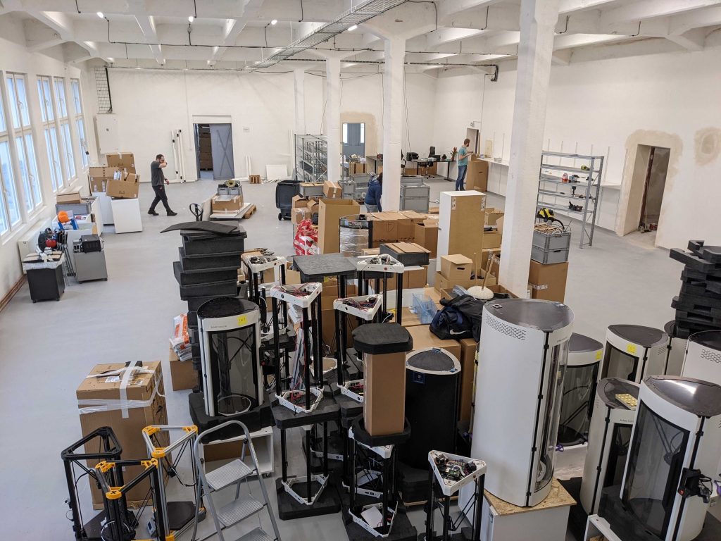 Trilab's industrial 3D printers one year later - moving, expansion and ...